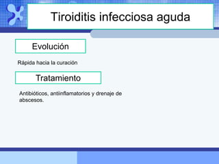 Tiroiditis. Patologías inflamatorias de la Glándula Tiroides.ppt