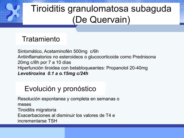 Tiroiditis. Patologías inflamatorias de la Glándula Tiroides.ppt