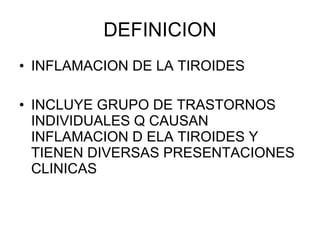 Tiroiditis | PPT