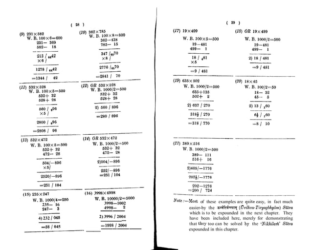 Vedic Mathematics | PDF