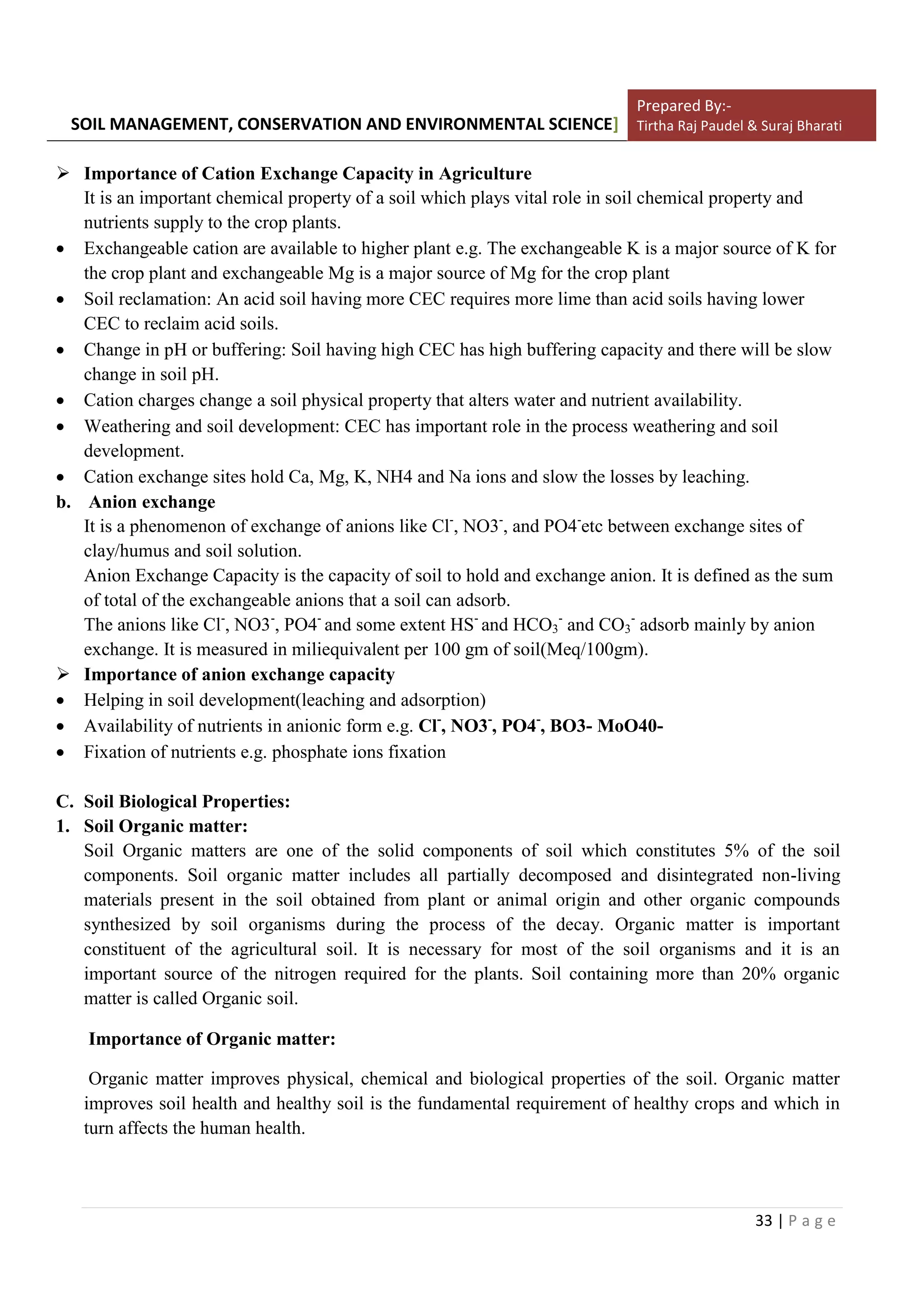 Tirtha soil final | PDF