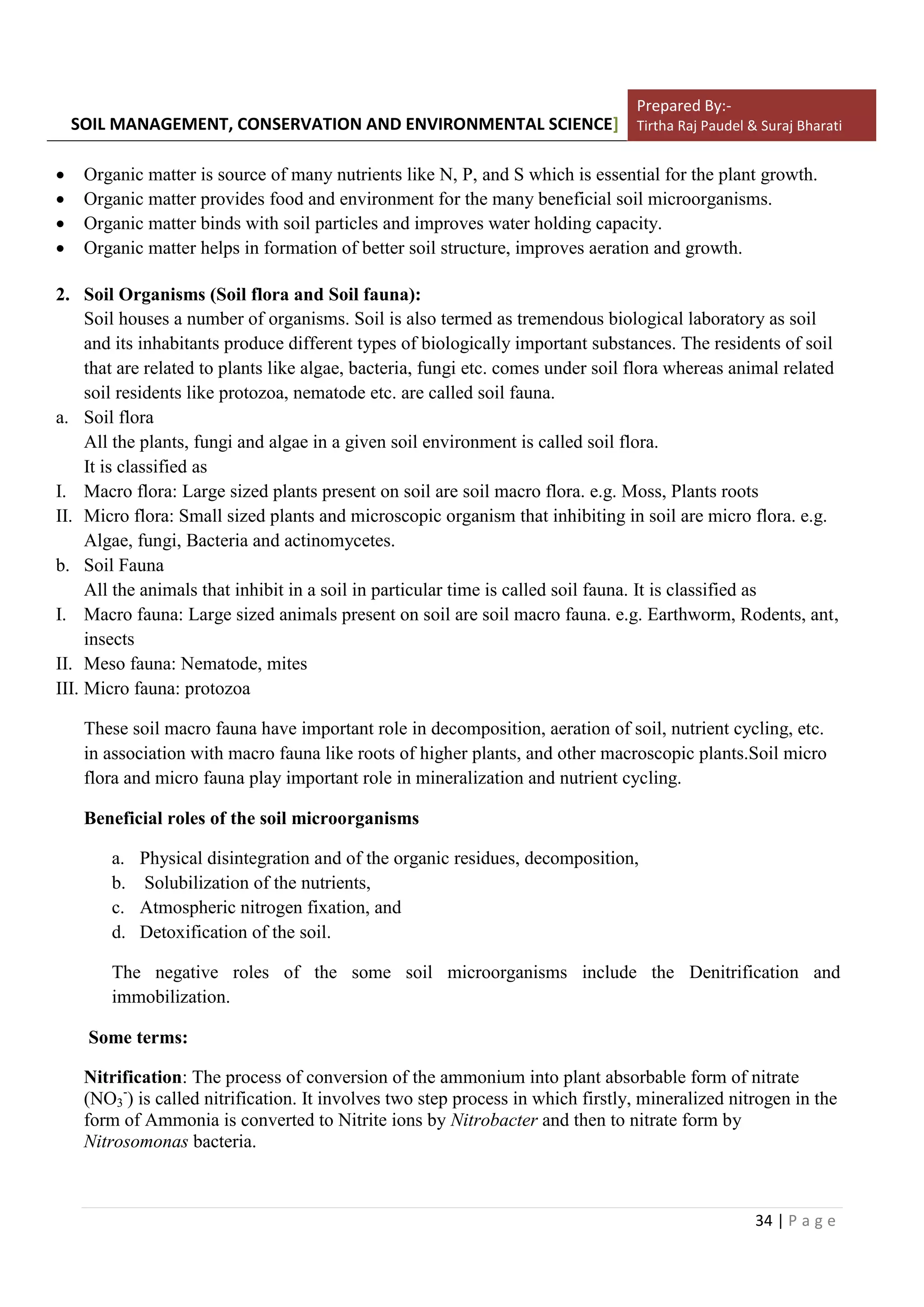 Tirtha soil final | PDF