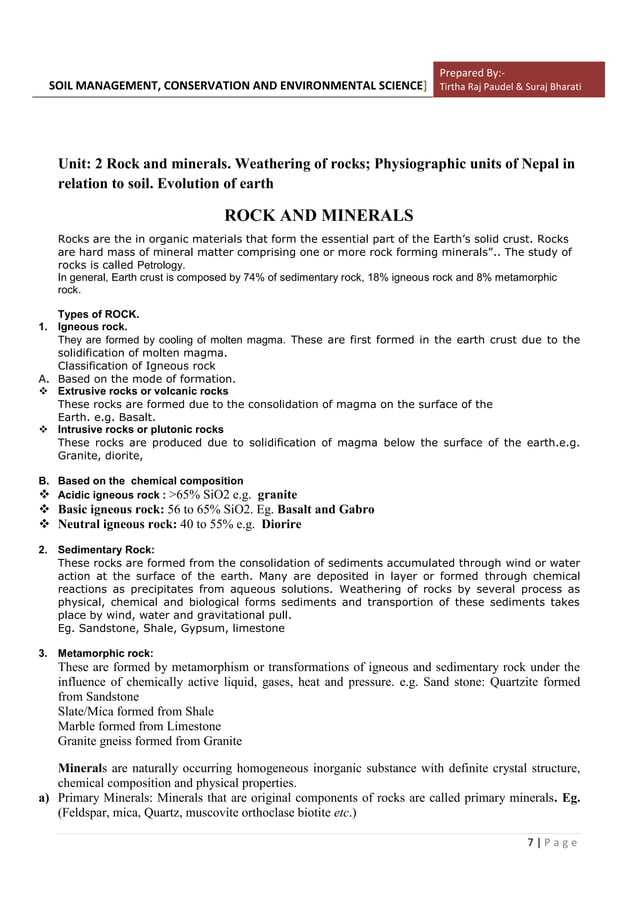 Tirtha soil final | PDF