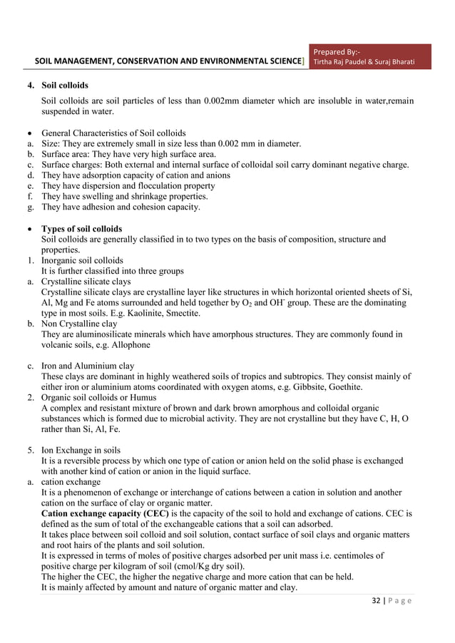 Tirtha soil final | PDF