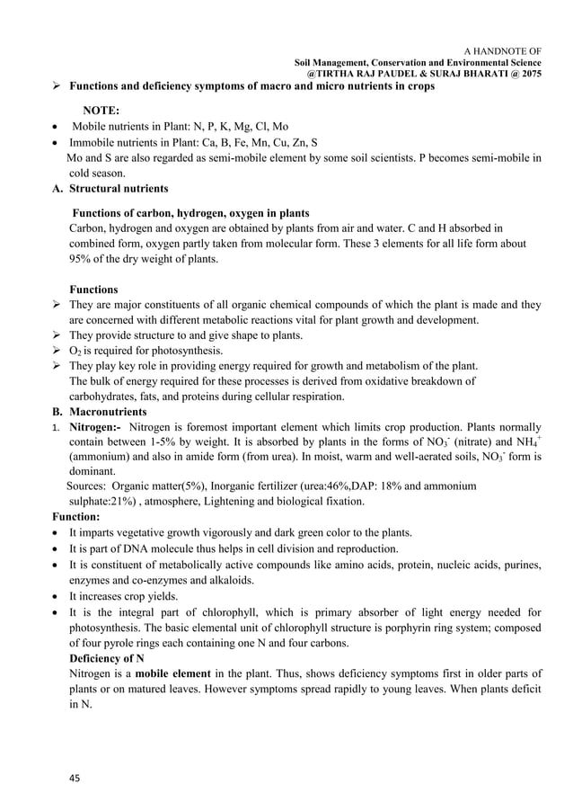 Tirtha soil final | PDF