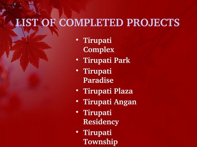 Tirupati Campus | PPT