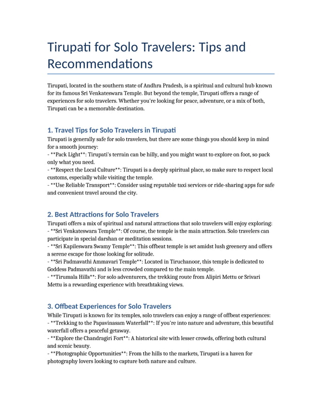 Tirupati_for_Solo_Travelers_Tips_and_Recommendations.docx