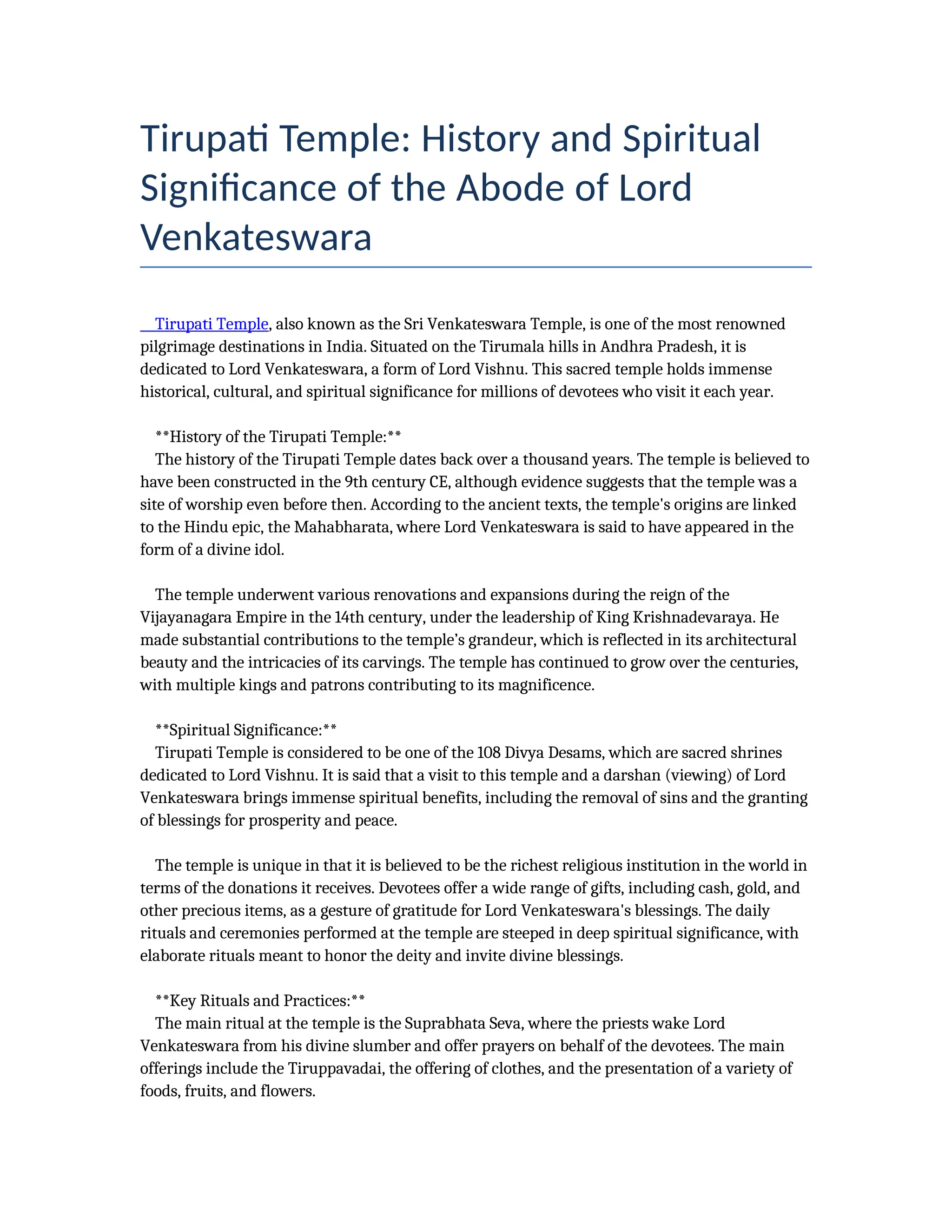 Tirupati_Temple_History_and_Spiritual_Significance.docx