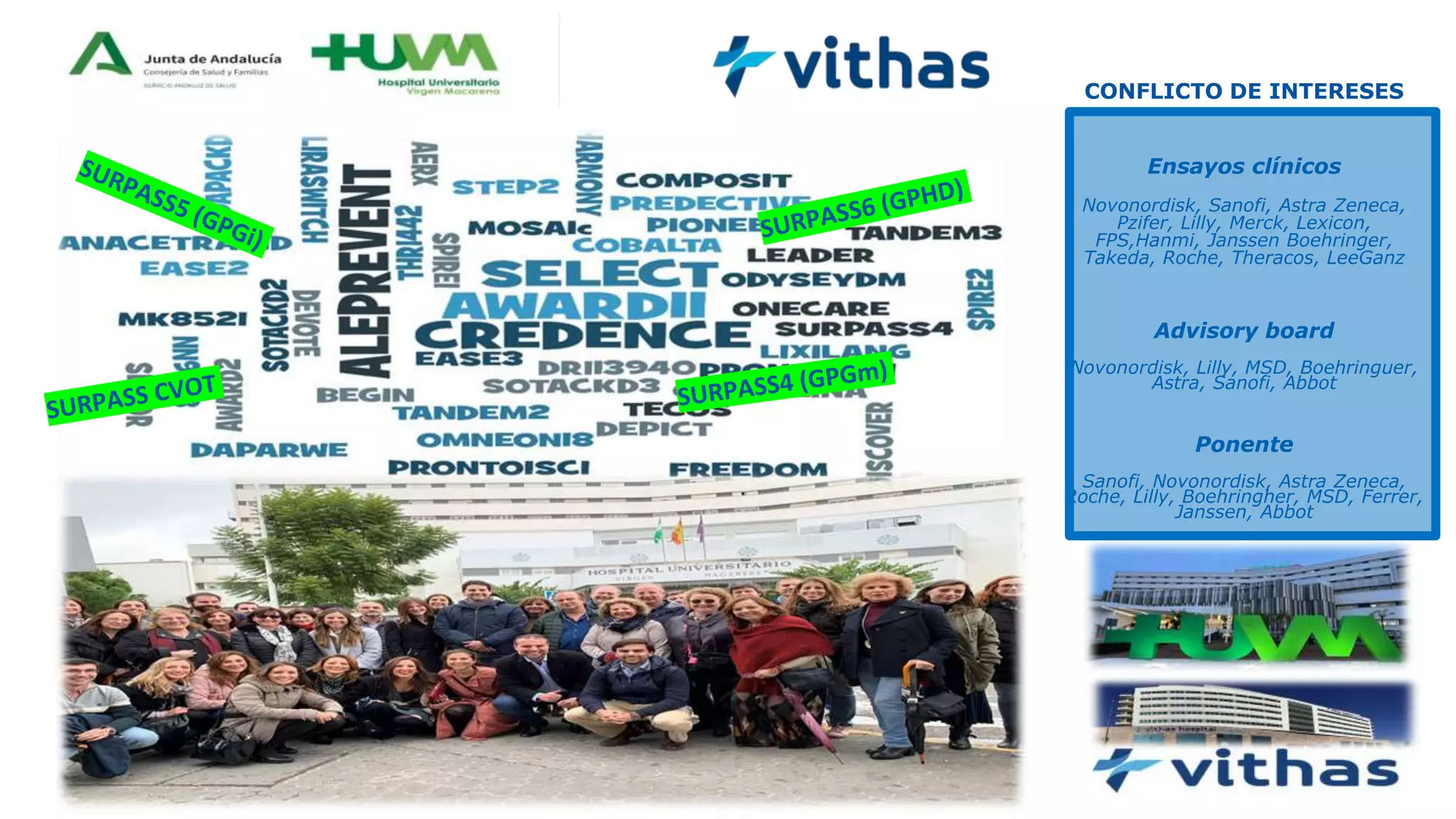 TIRZEPATIDE (COAGONISTA GIP/GP1): DESARROLLO CLINICO SURPASS | PPTX