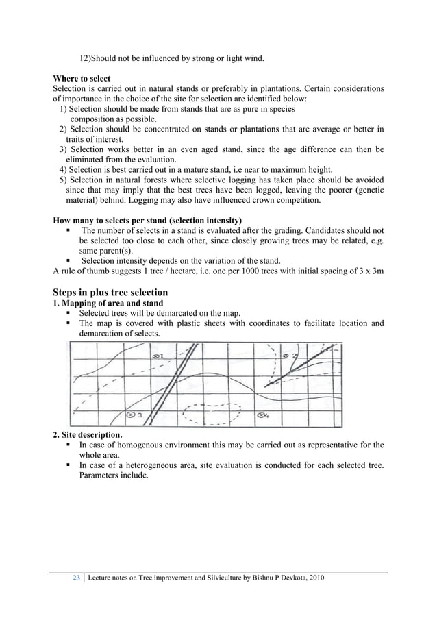 Tree Improvement and Silviculture iof | PDF | Gardening | Home & Garden