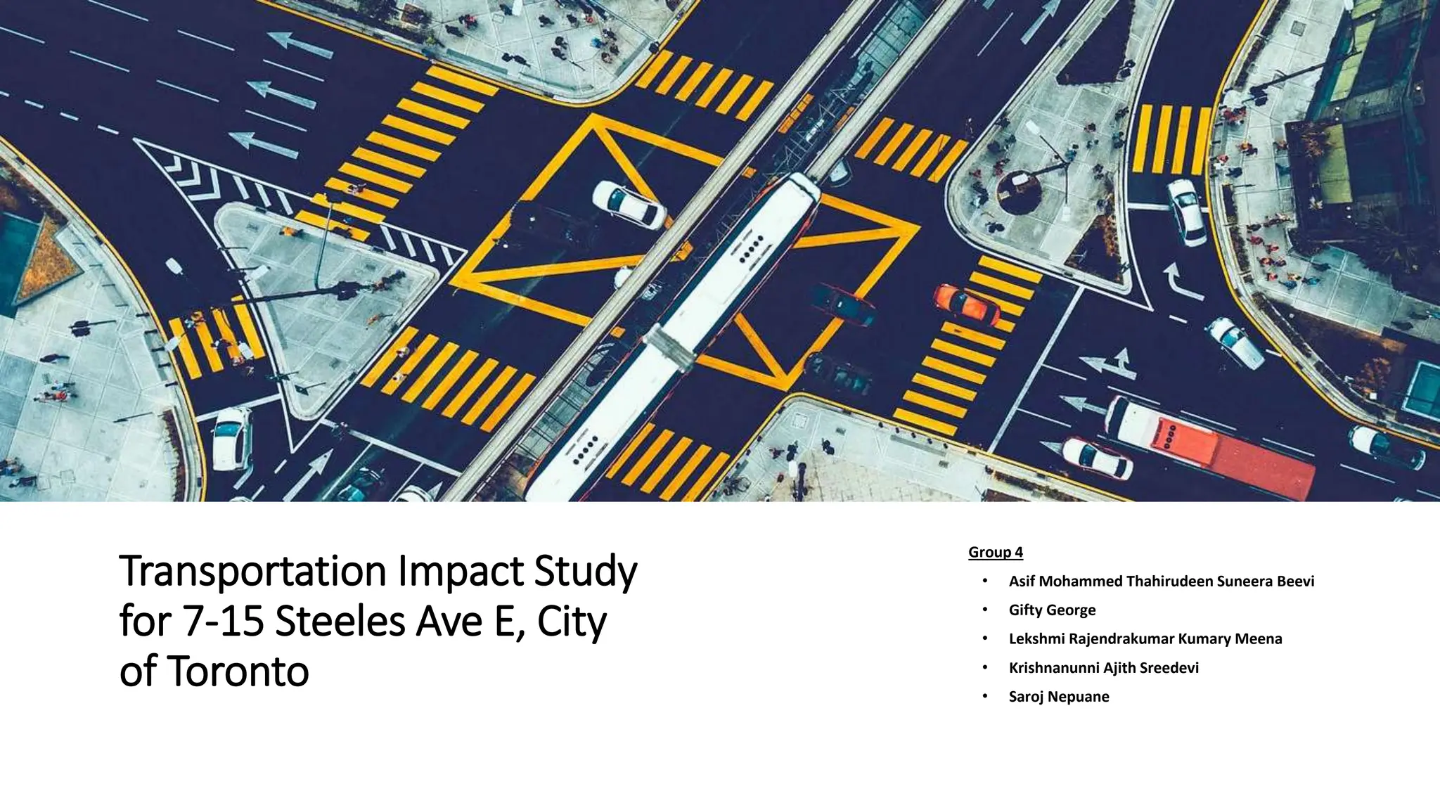 transportation impact study in city of toronto | PPTX | Civil ...