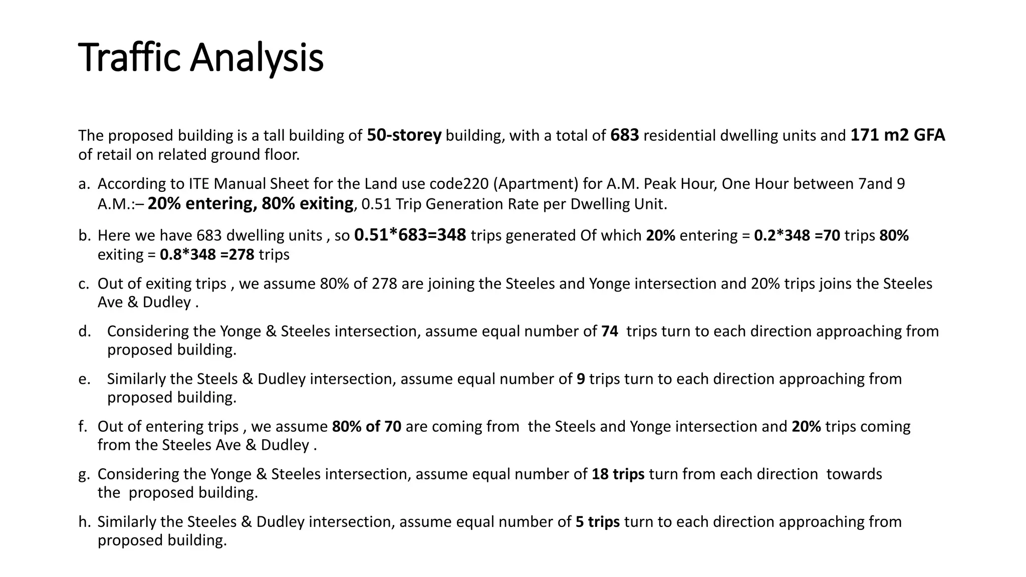 transportation impact study in city of toronto | PPTX | Civil ...
