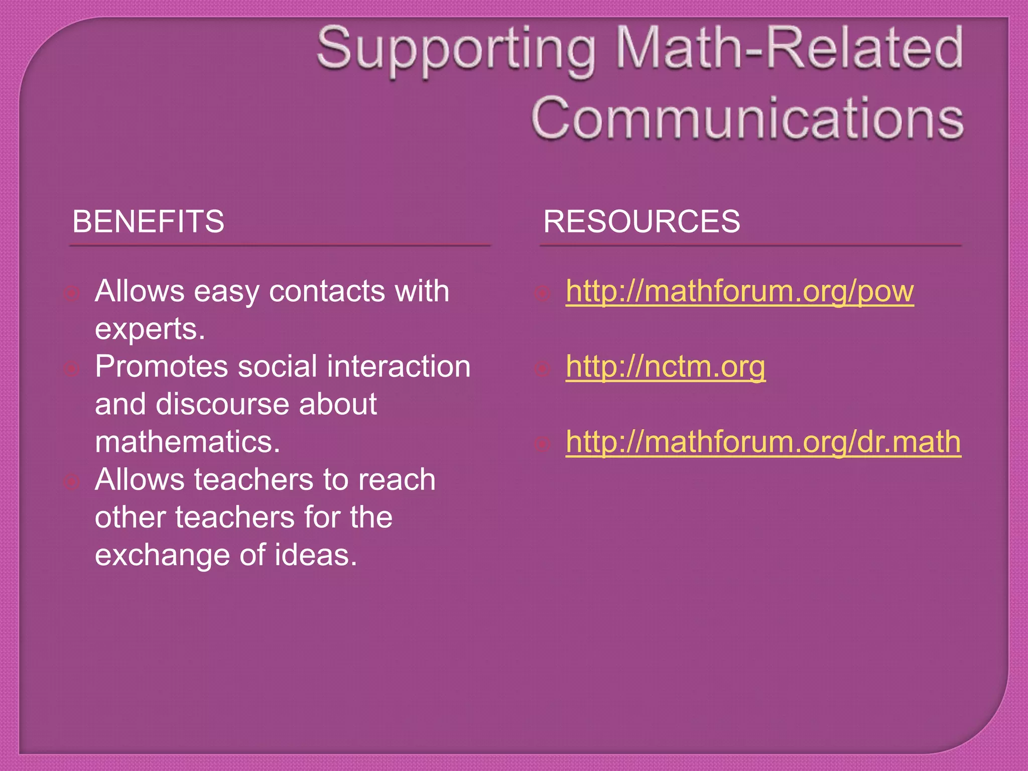 Technology Integration Strategies For Math | PPTX