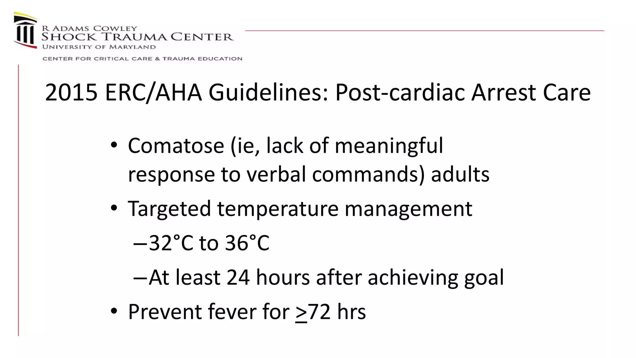 Exsanguinating trauma - from CPR to EPR | PPT
