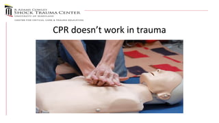 Exsanguinating trauma - from CPR to EPR | PDF