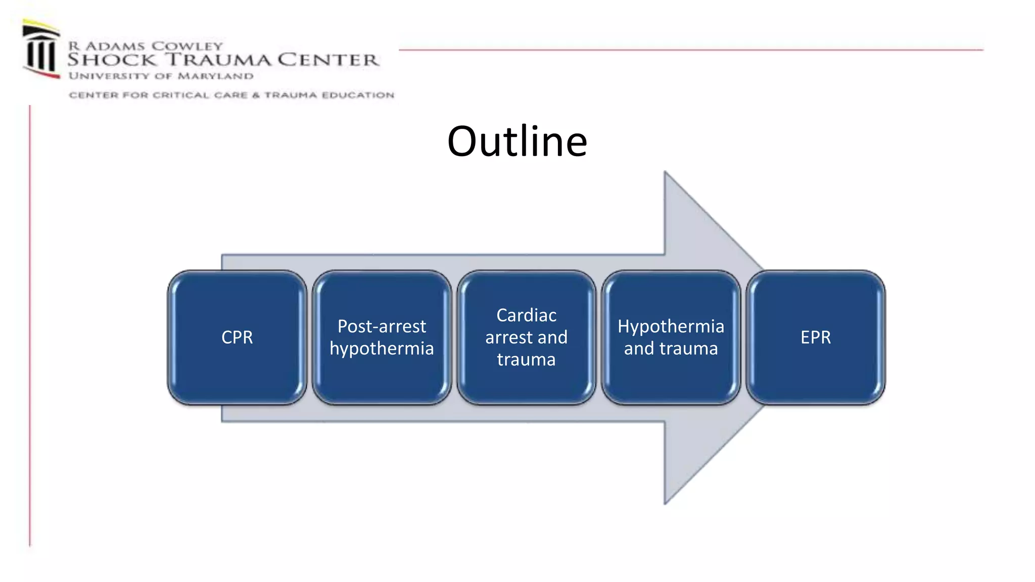 Exsanguinating trauma - from CPR to EPR | PPT
