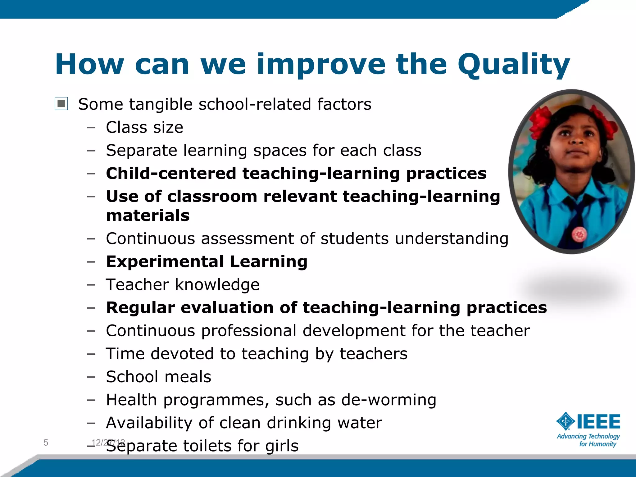 IEEE teacher in Service Program 2011 | PPT