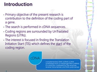 TIS prediction in human cDNAs with high accuracy | PPT