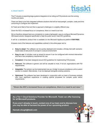 Tisski Ltd Freedom of Information White Paper | PDF | Financial ...