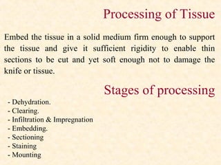 Tissue Processing in Histopathology | PPT