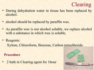 Tissue Processing in Histopathology | PPT