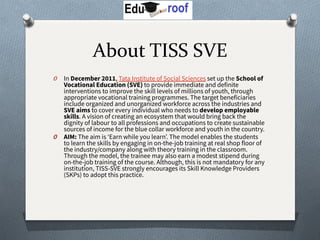 Tiss sve post graduate diploma in training and development | PDF