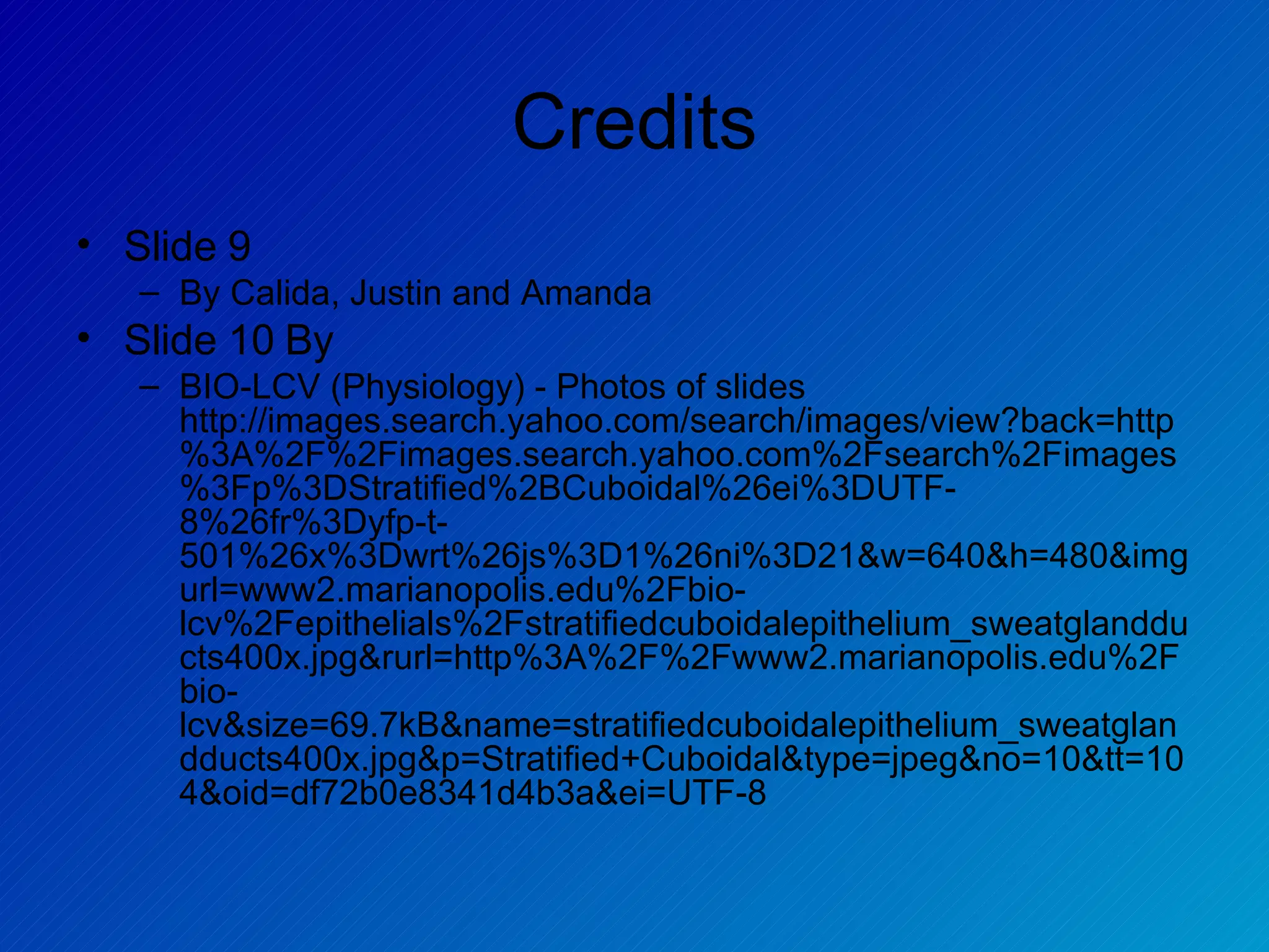 Tissue Slide Show | PPT