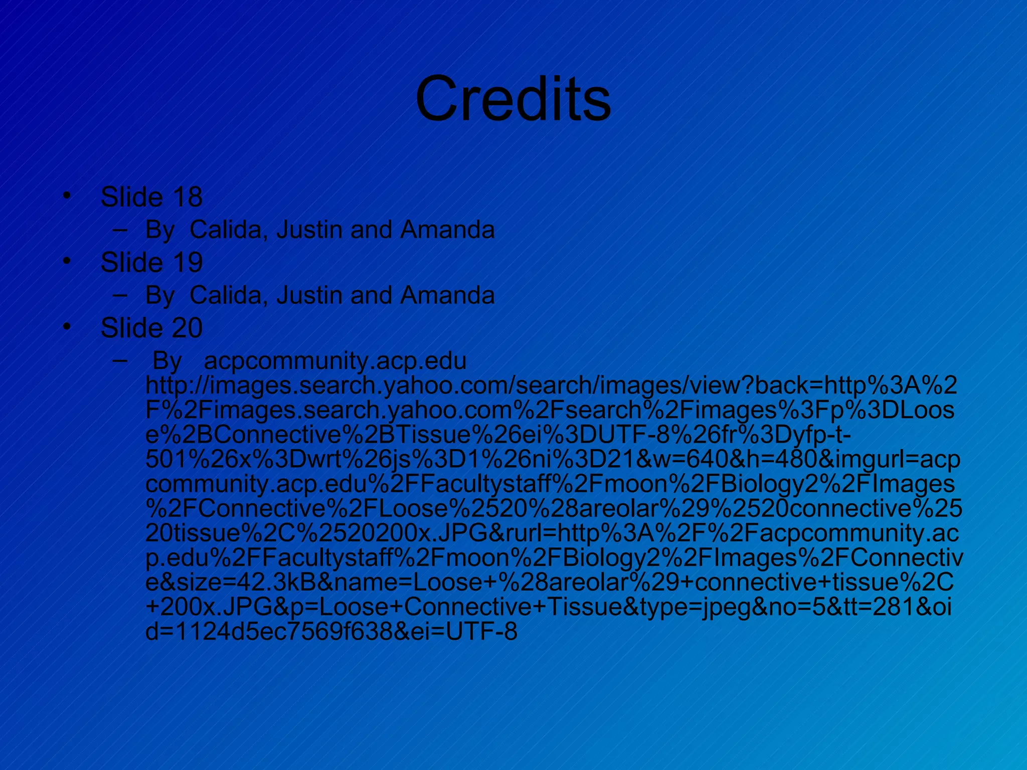 Tissue Slide Show | PPT