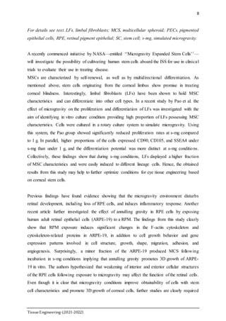 Tissue assembly in microgravity | DOCX