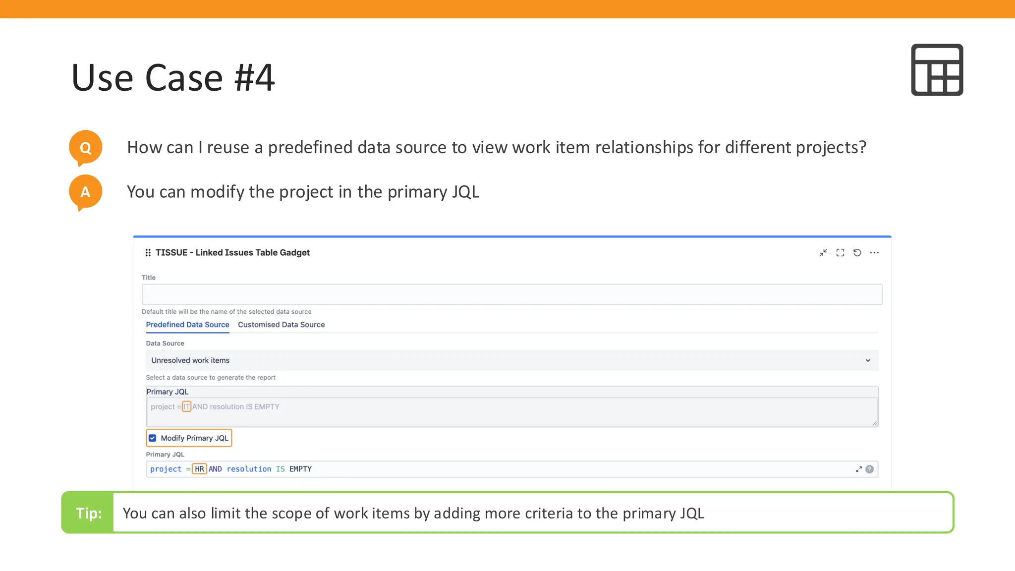 Brochure for Tissue for Jira Cloud (Table of Linked Issues) | PDF