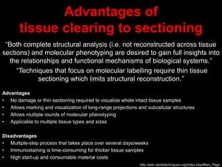 Tissue clearing - Field Overview | PPTX