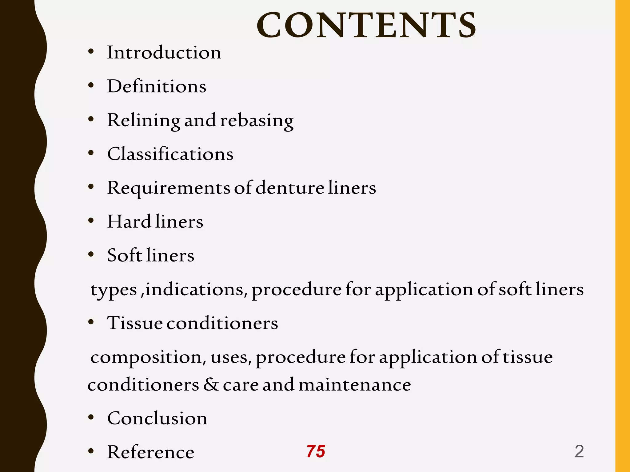 Tissue conditioners | PPTX