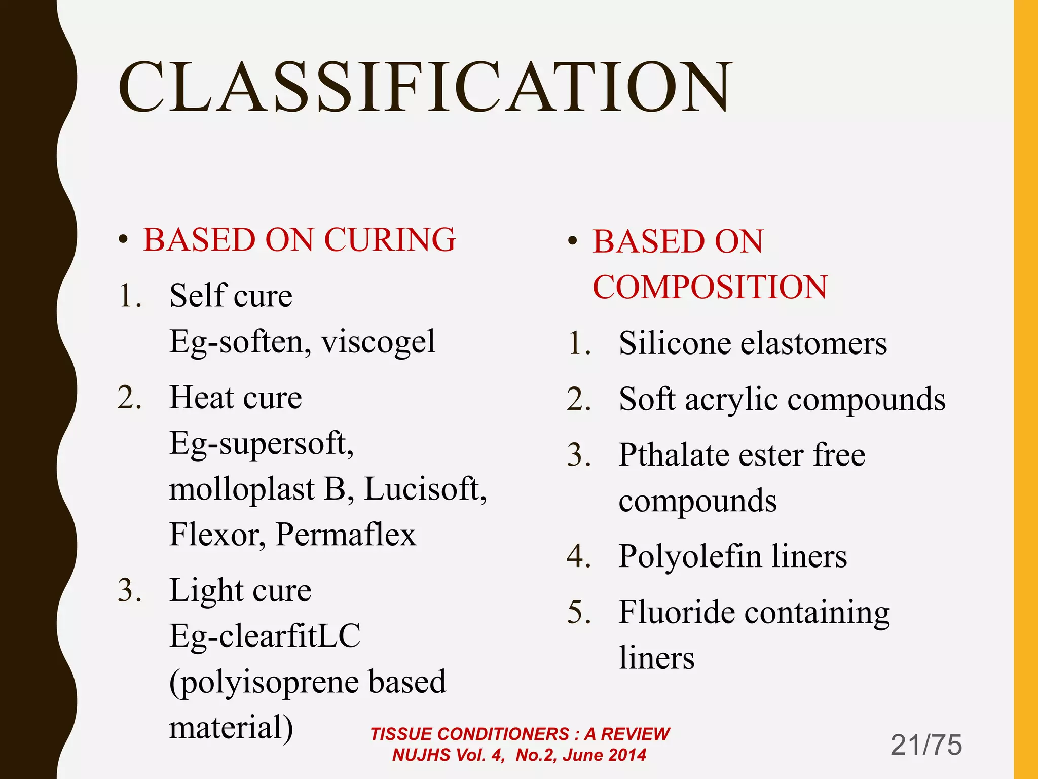 Tissue conditioners | PPTX
