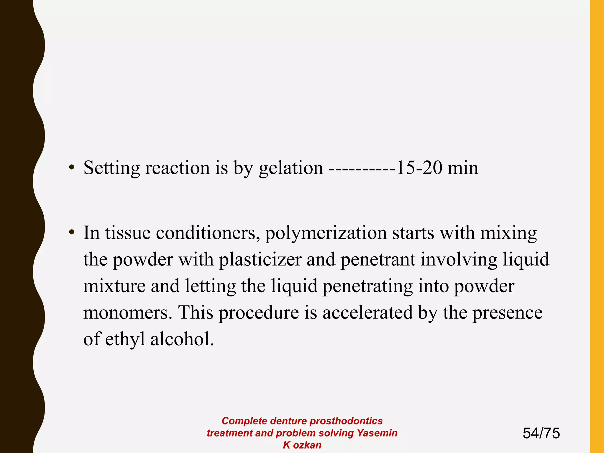 Tissue conditioners | PPTX