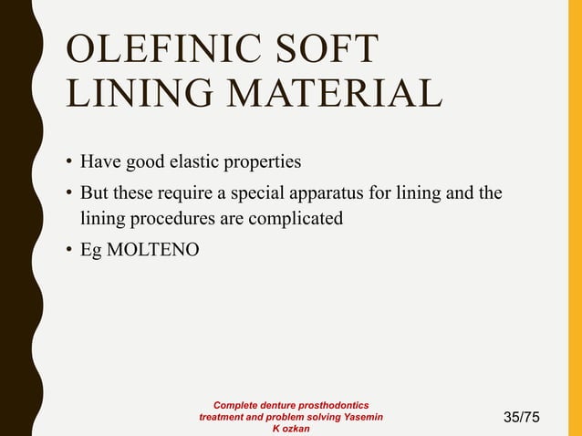 Tissue conditioners | PPTX | Oral care | Personal Care