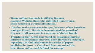 Tissue culture | PPTX