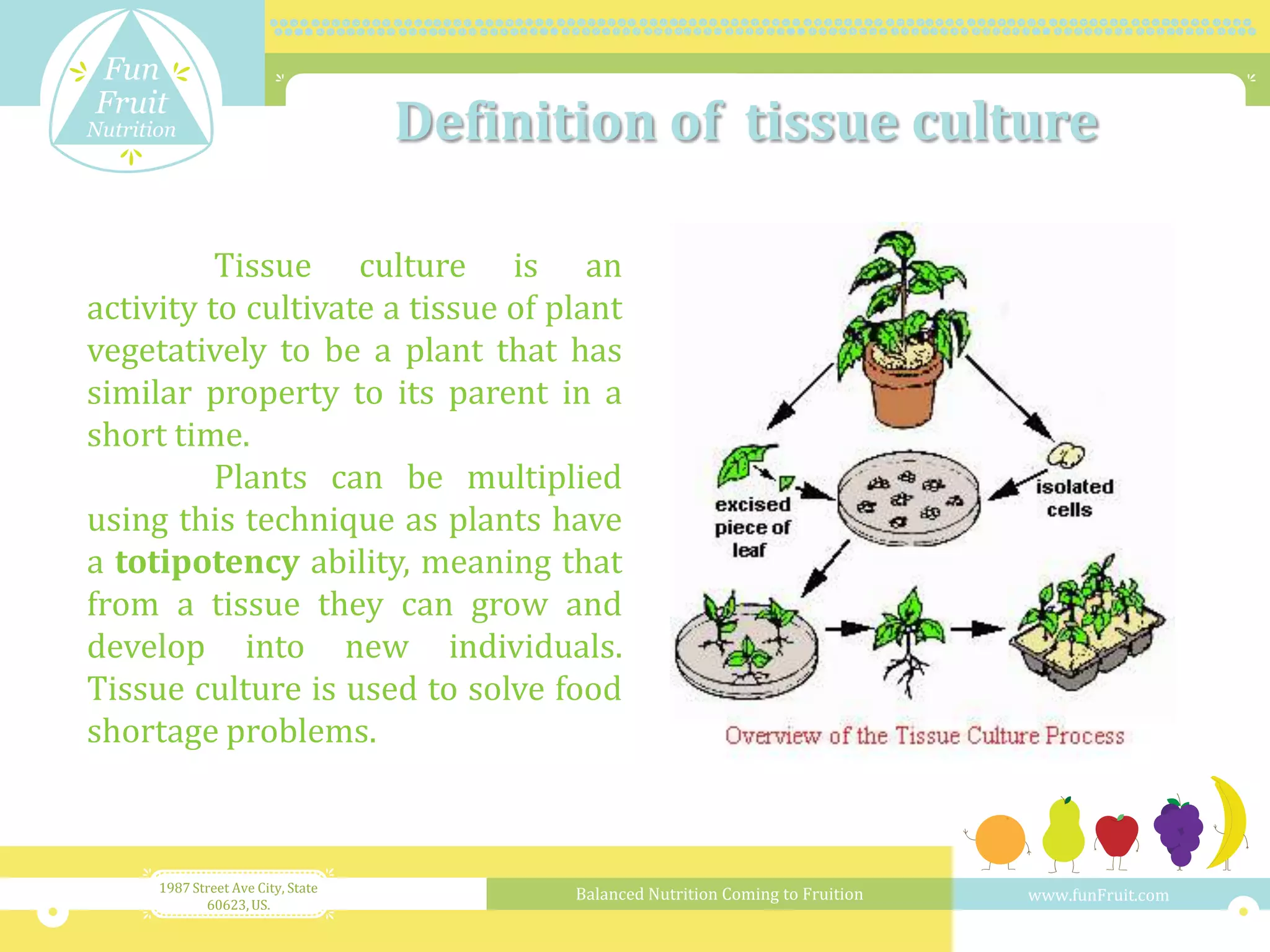 Tissue culture | PPTX