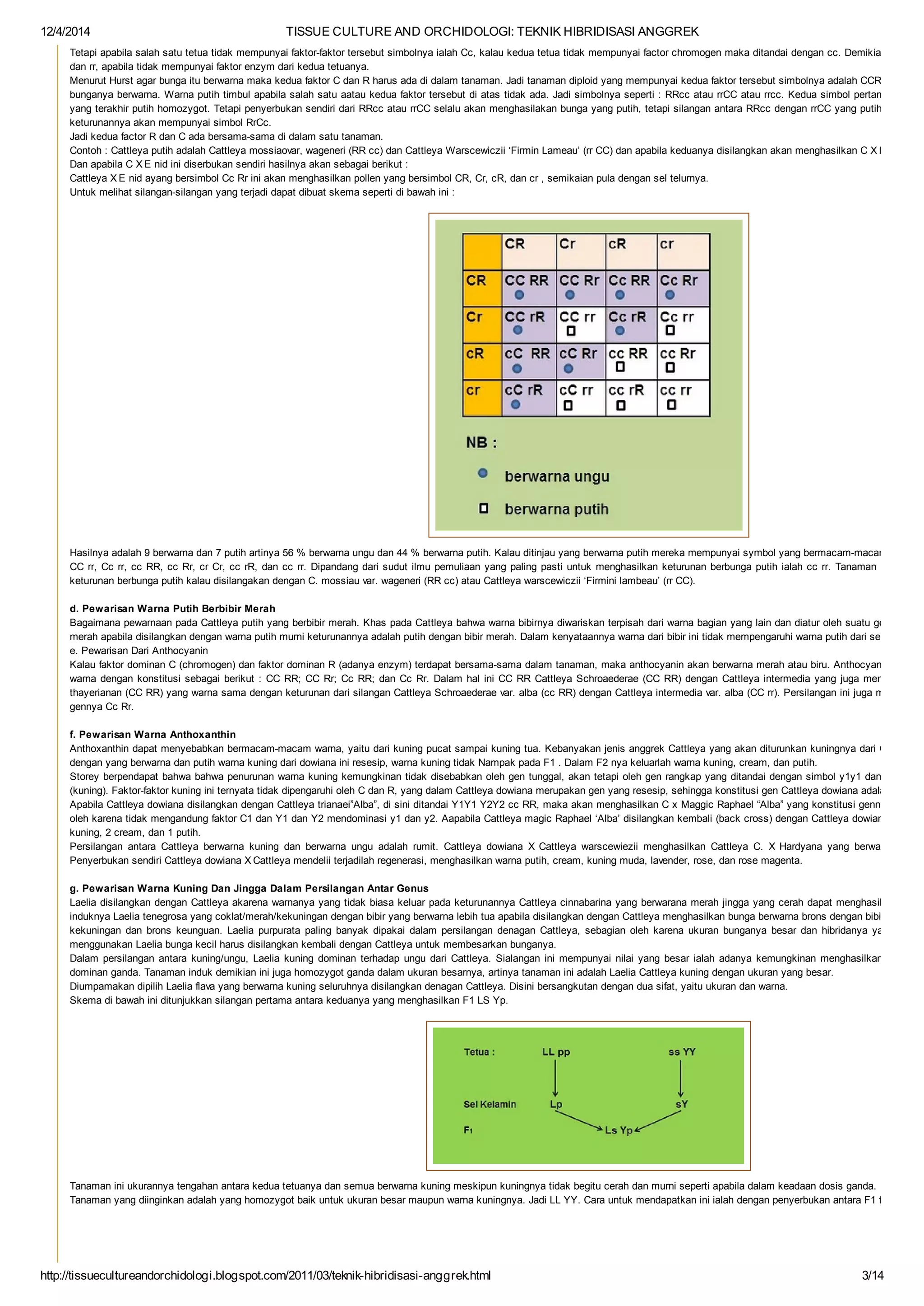 Tissue culture and orchidologi teknik hibridisasi anggrek | PDF