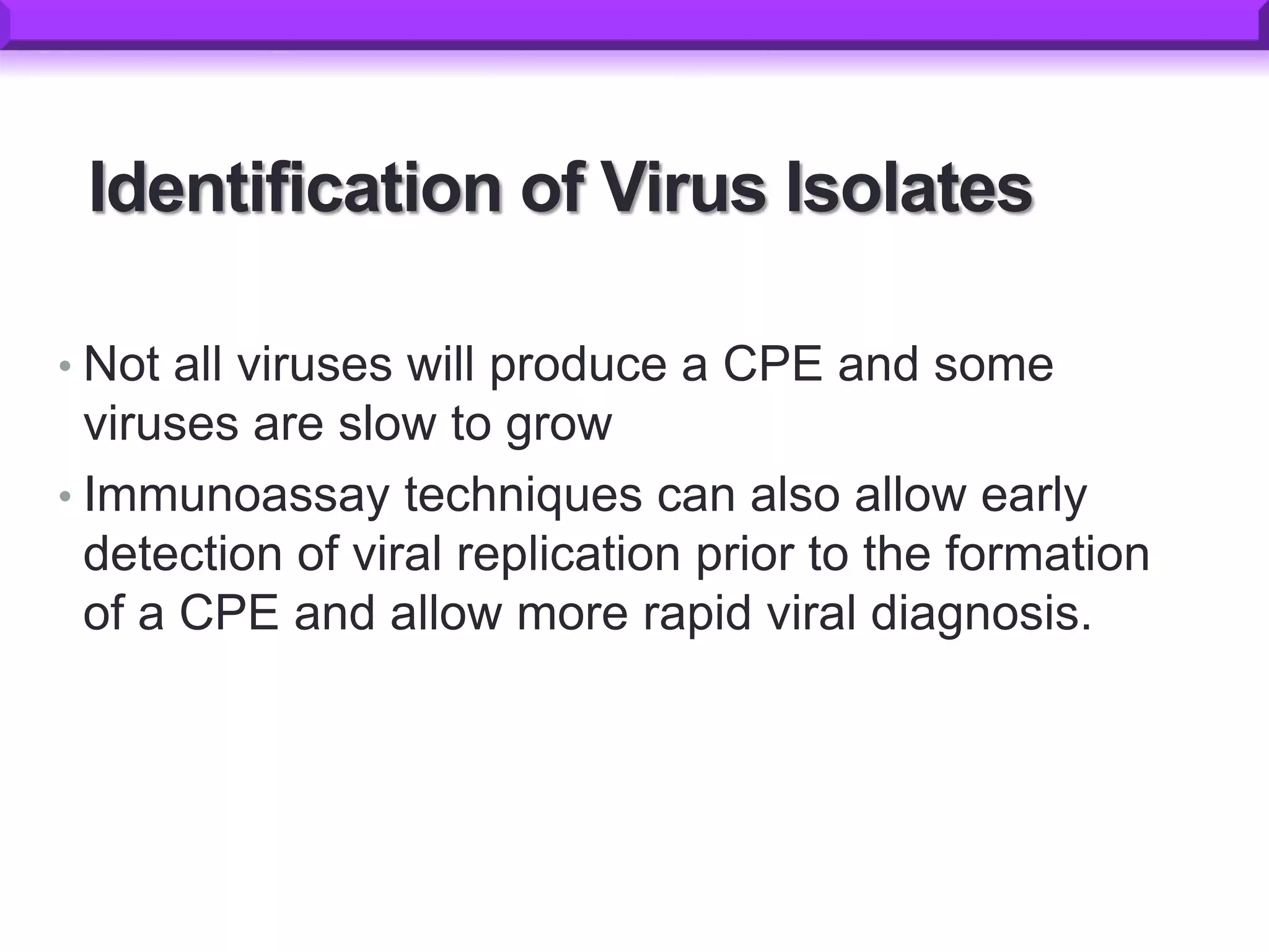 Tissue culture and virology (cpe, plaque assay) | PPTX