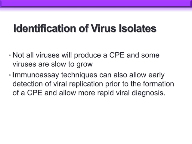 Tissue culture and virology (cpe, plaque assay) | PPTX | Infectious ...