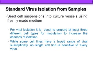 Tissue culture and virology (cpe, plaque assay) | PPTX