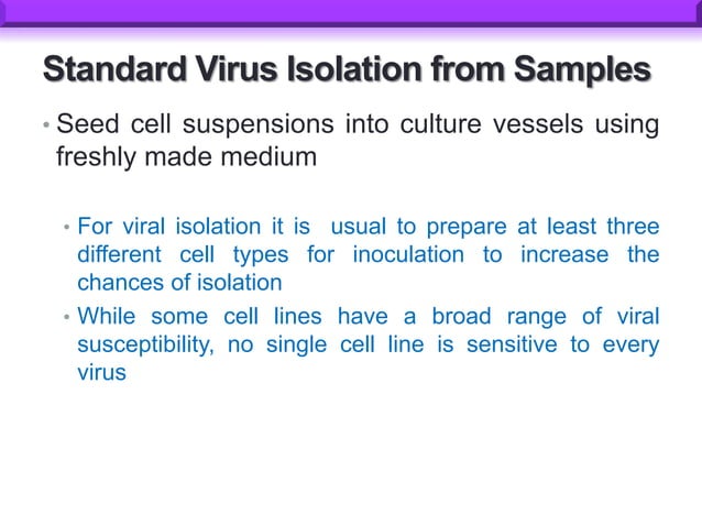 Tissue culture and virology (cpe, plaque assay) | PPT