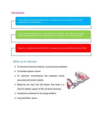 Tissue damage resulting from removable partial denture | DOCX