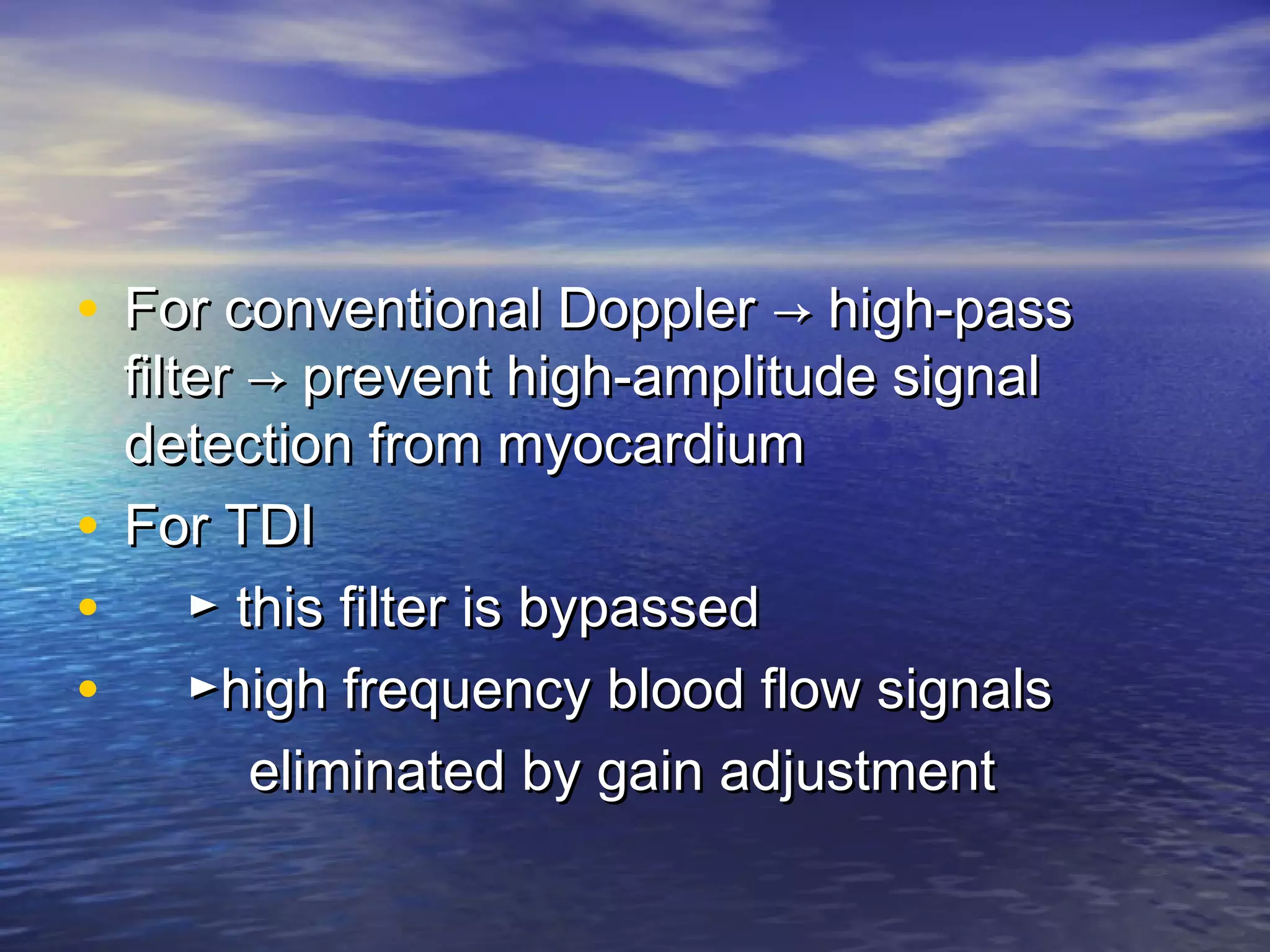 Tissue doppler imaging | PPT