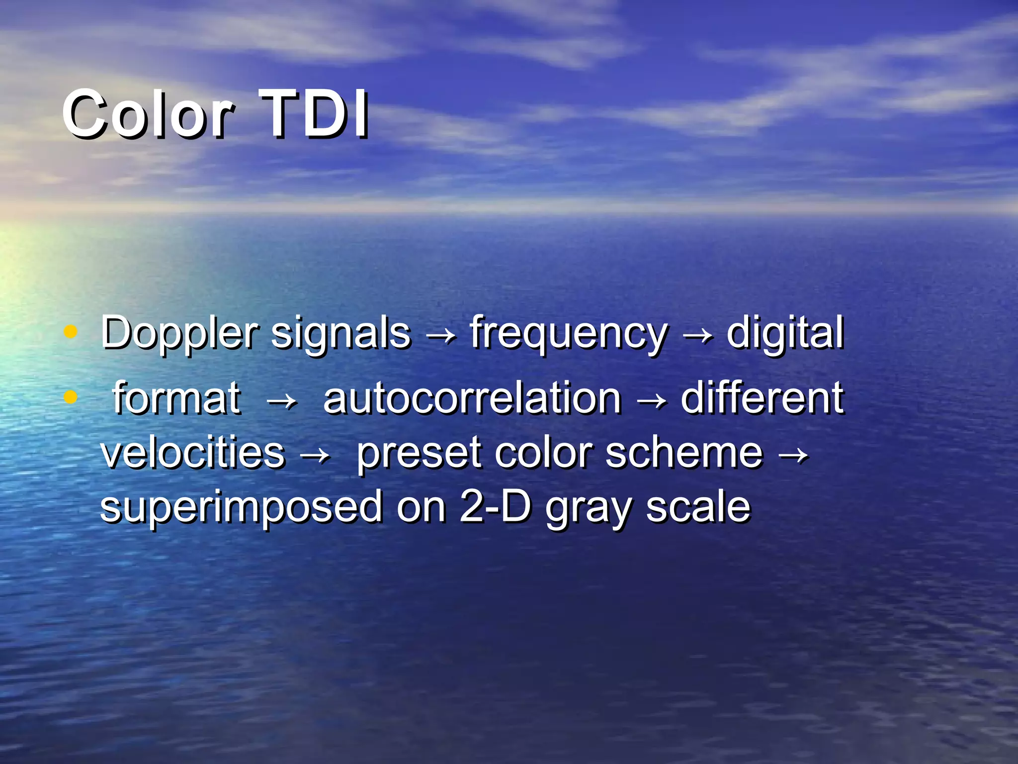Tissue doppler imaging | PPT