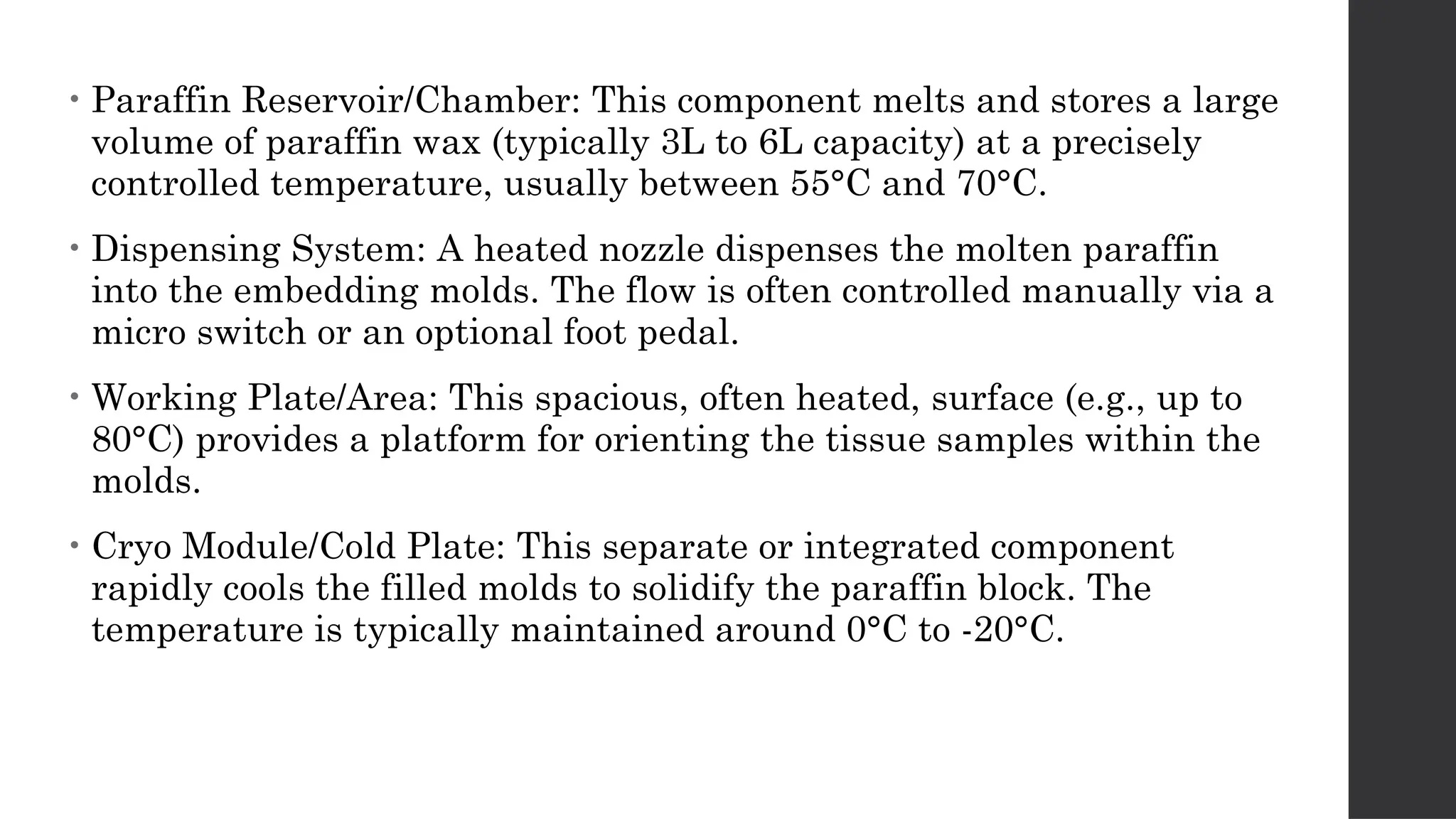 TISSUE EMBEDDING SYSTEM machine machine machine | PPTX