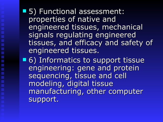 Tissue engineering | PPT