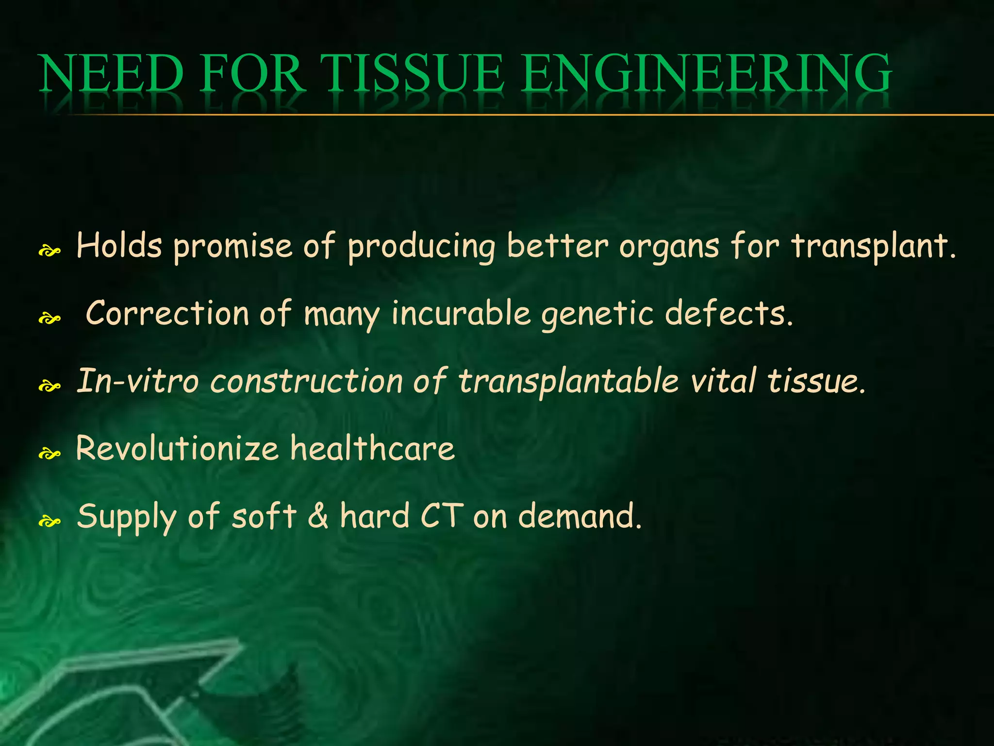 Tissue engineering and regenerative medicine | PPTX