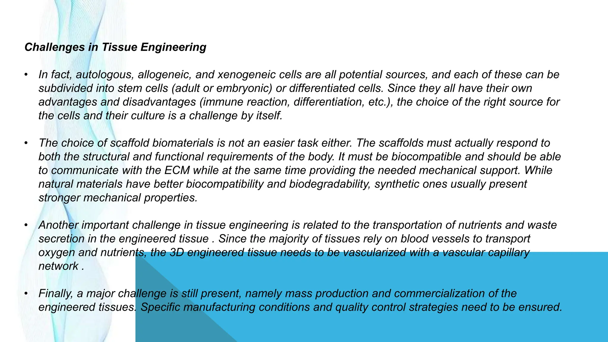 Tissue engineering......................pptx