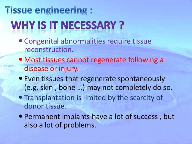 Basics of Tissue engineering